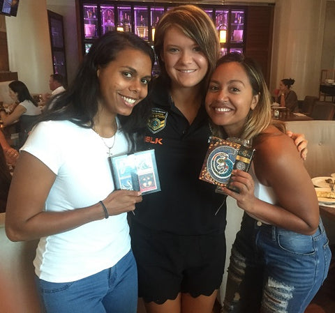 Jessica Mauboy and Elena Wangurra Sample Chern'ee's New Chocolate Rang